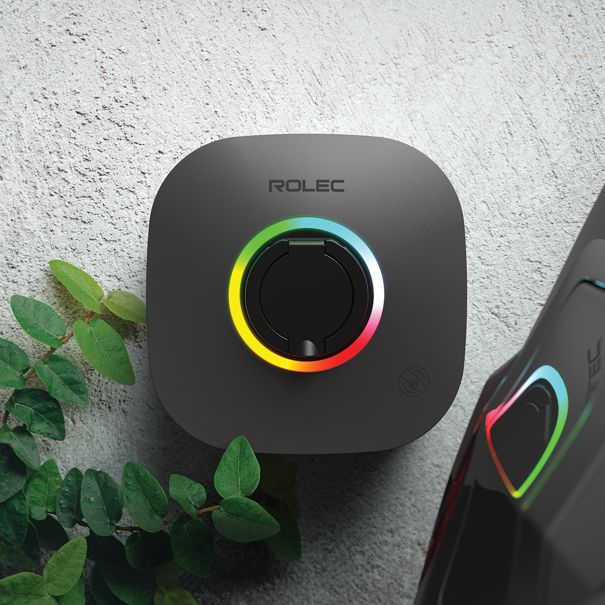 Rolec EVO 7.4kW Smart EV Charger – Type 2 Socket Grey | Evergy